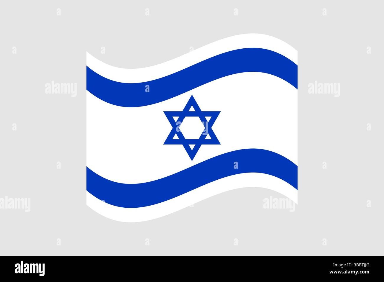 Flag of Israel. Israel flag official colors and proportion digital ...