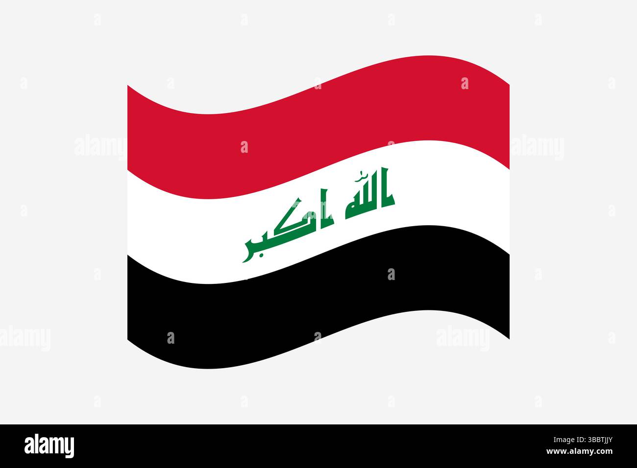 Flag of Iraq. Iraq flag official colors and proportion digital vector ...