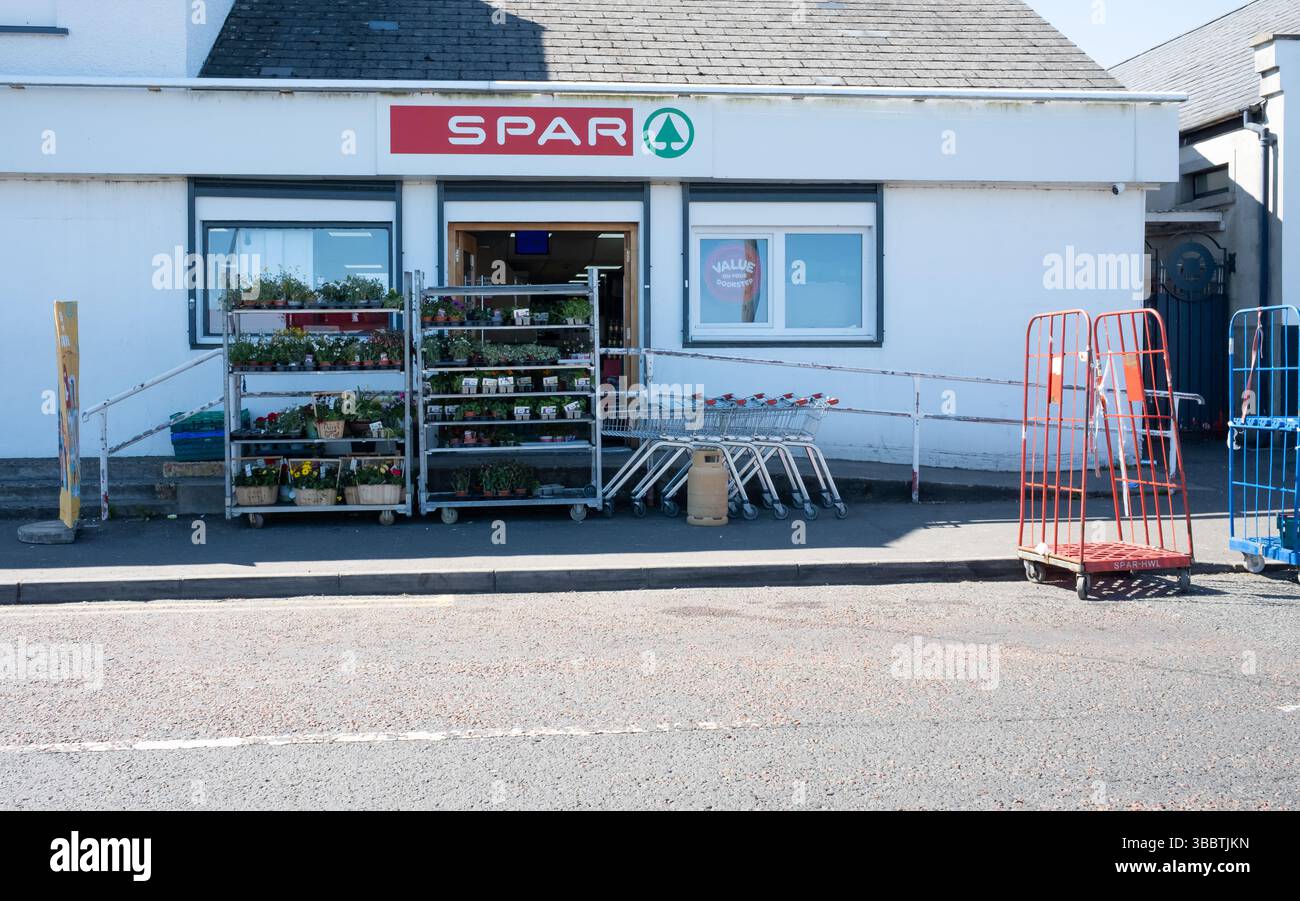 Carnlough, Northern Ireland - May 16th, 2025: Spar convenience store ...