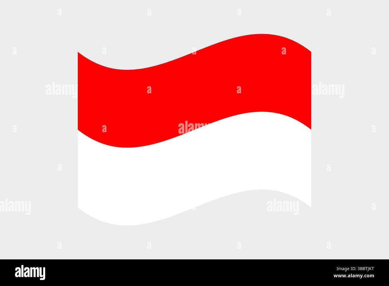 Flag of Indonesia. Indonesia flag official colors and proportion ...