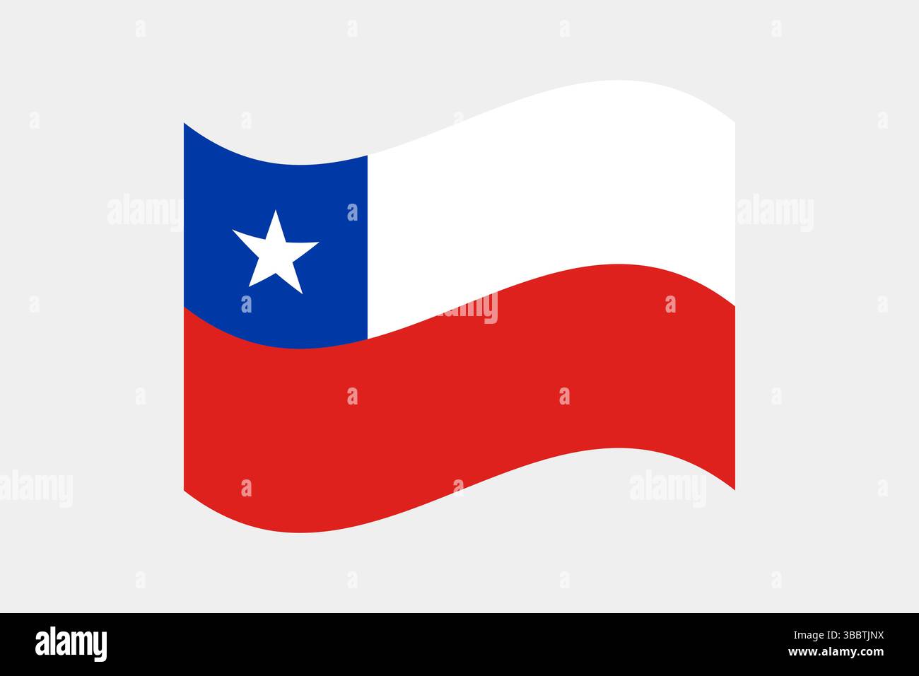 Flag of Chile. Chile flag official colors and proportion digital vector ...
