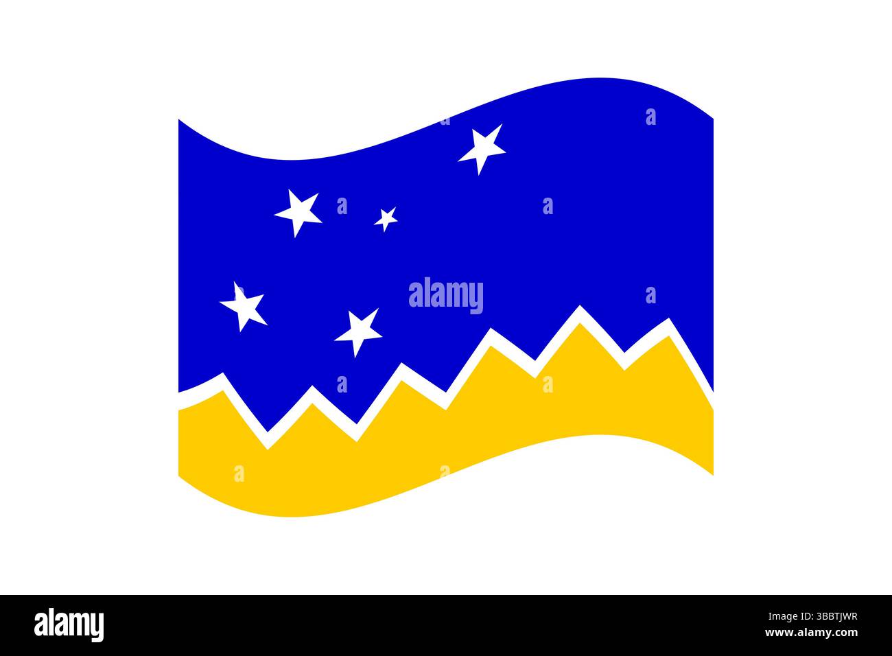 Flag of Magellan-chilean Antarctic Region. Magellan-chilean Antarctic ...