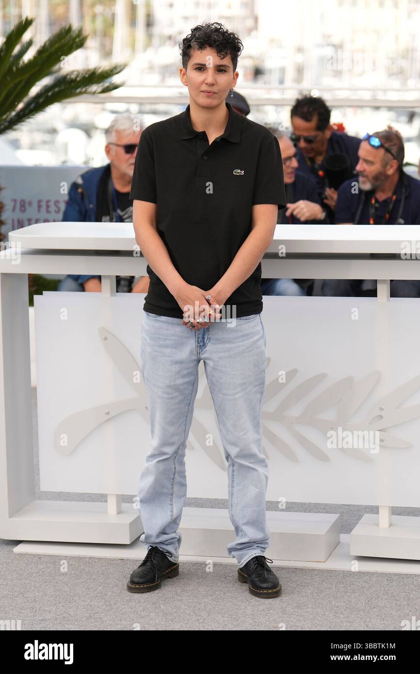 Writer Fatima Daas poses for photographers at the photo call for the ...