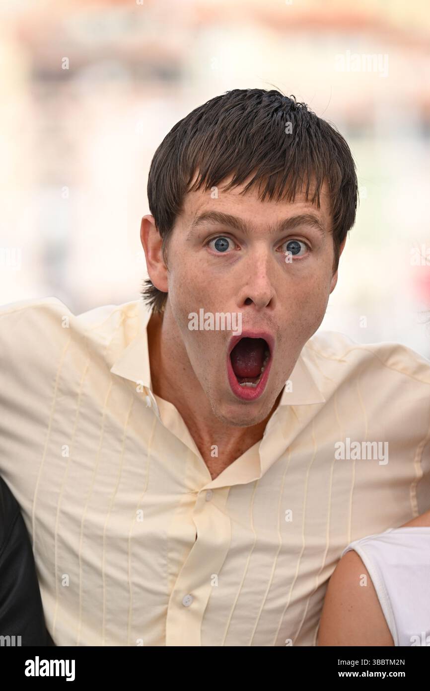 Harris Dickinson during a photocall for Urchin at the 78th Cannes Film ...