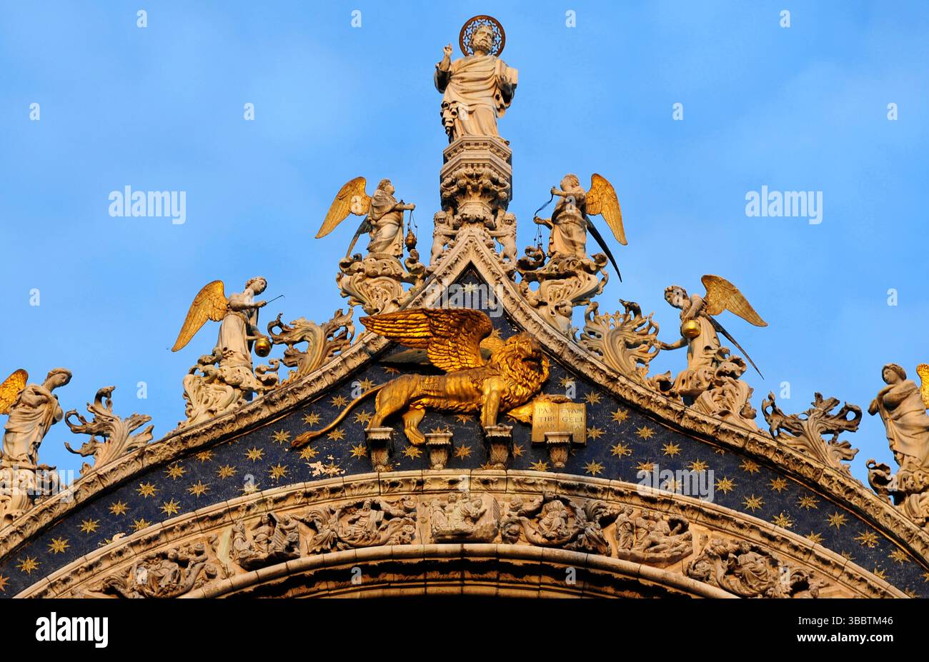 Statues on the St Mark's Basilica in Venice,Italy,Europe Stock Photo ...