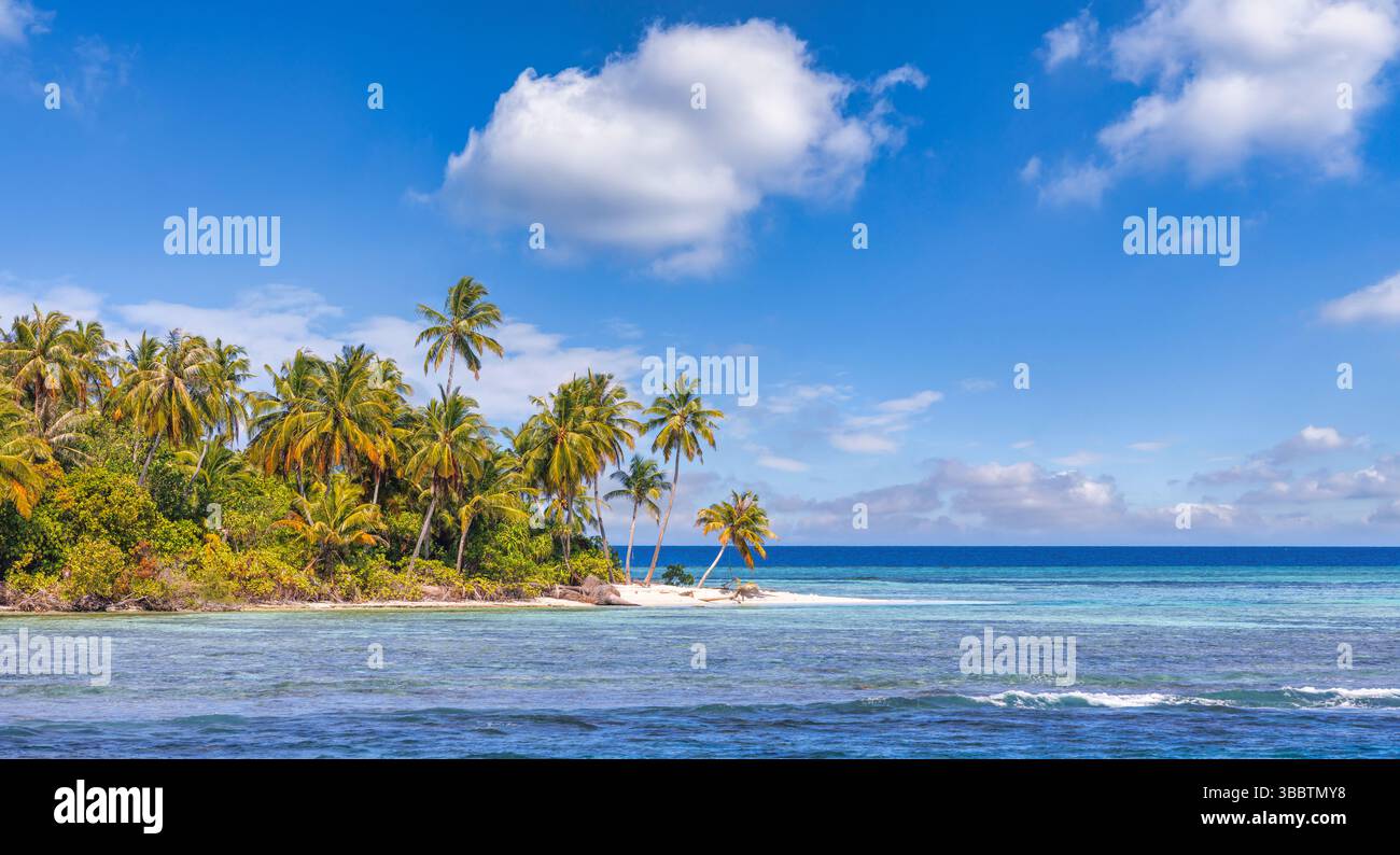 Tropical beach paradise panoramic landscape amazing nature scenic ...