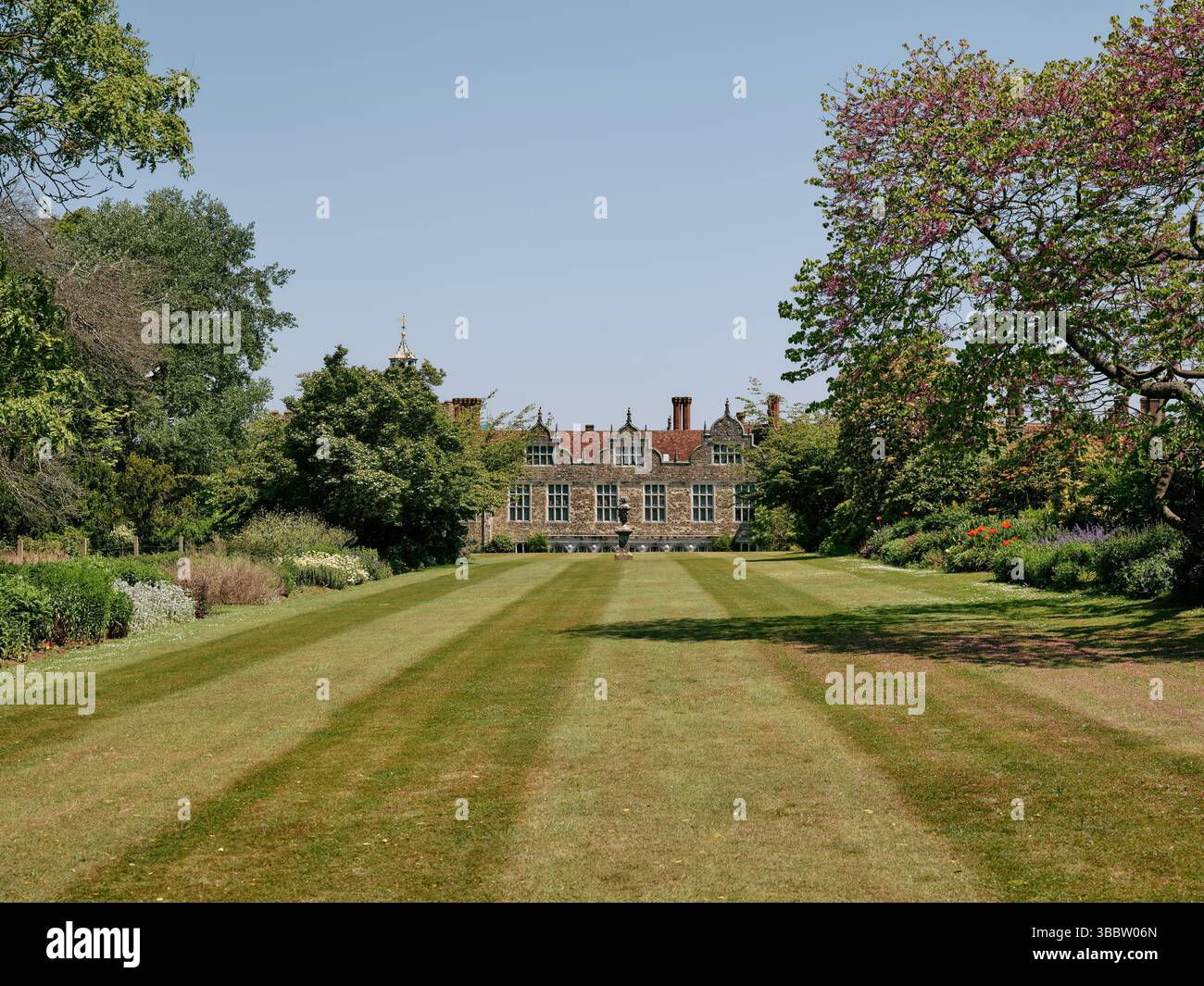 The summer gardens at Knole a British country house and former ...