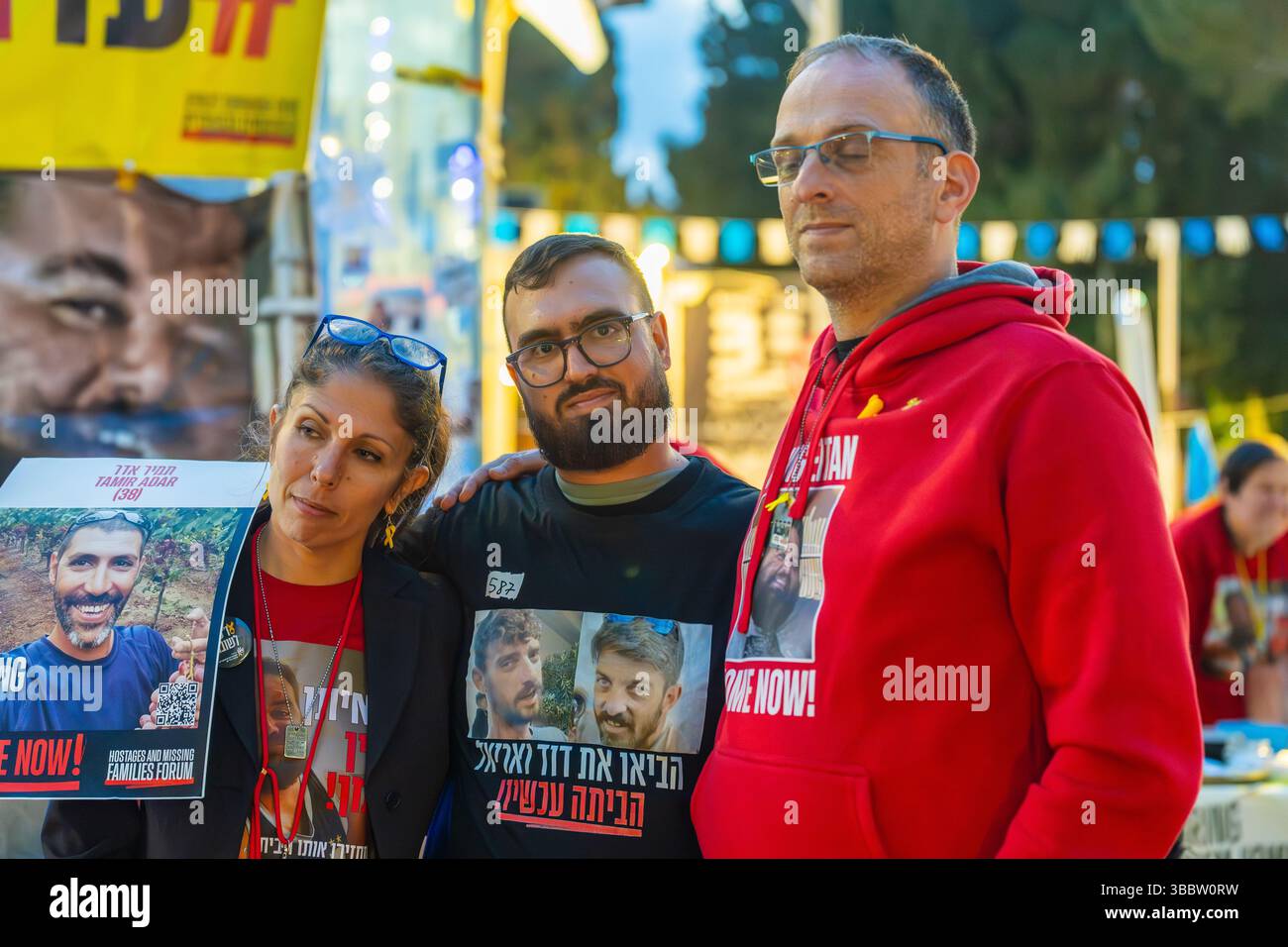 Haifa, Israel - May 15, 2025: Dr. Daniela Mazor, Gal Goren and Gadi ...