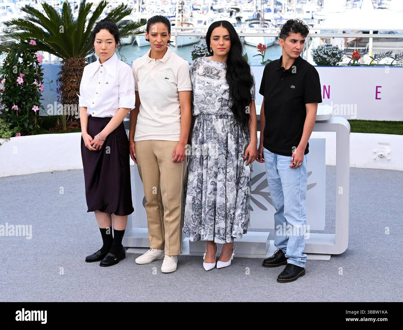 Cannes, Cannes. 17th May, 2025. day 5 - Photocall of the film 'La Petite Derniere”. In the ...