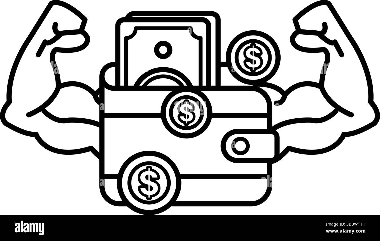 Rich muscles Stock Vector Images - Alamy