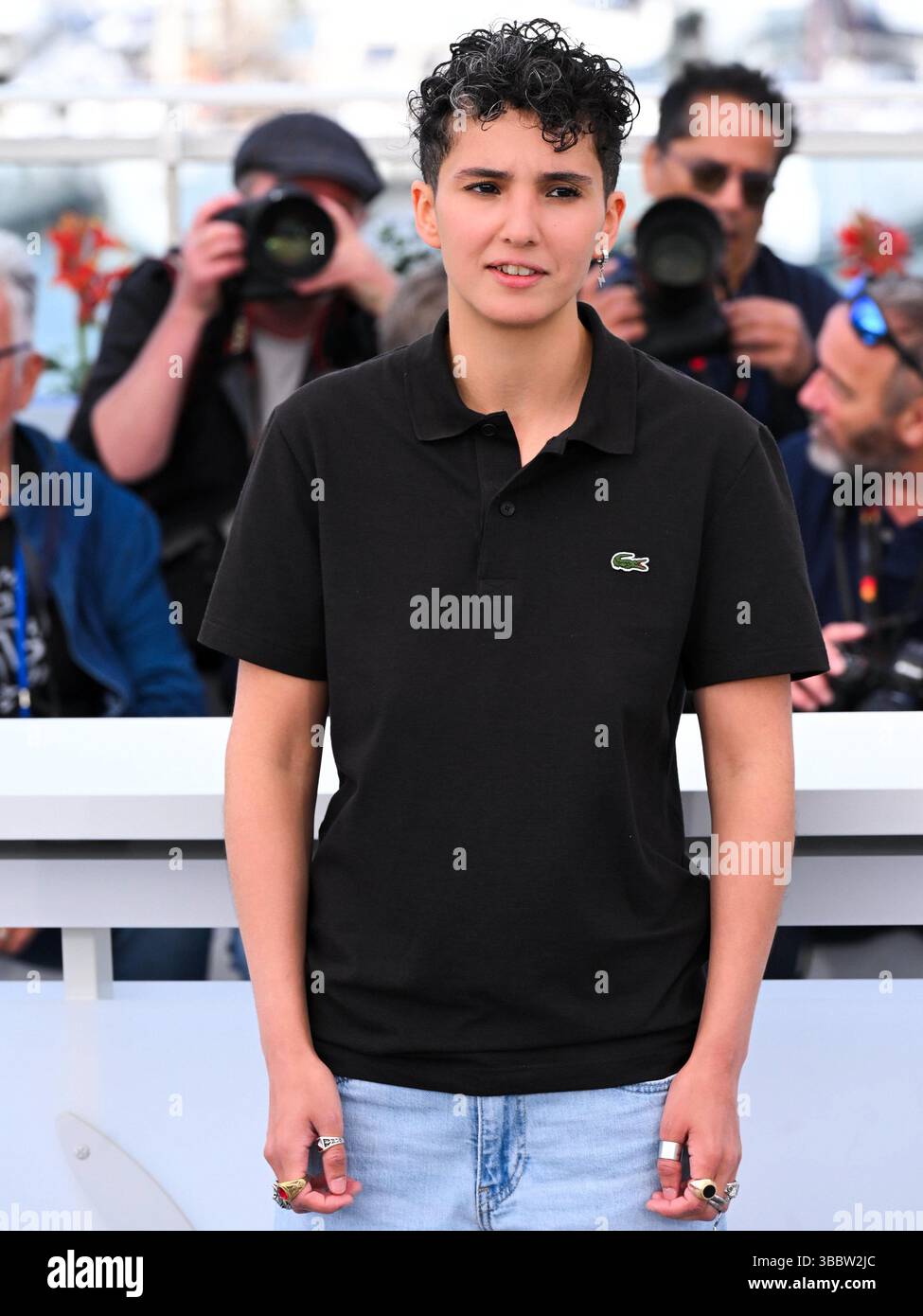 Cannes, Cannes. 17th May, 2025. day 5 - Photocall of the film 'La Petite Derniere”. In the photo ...