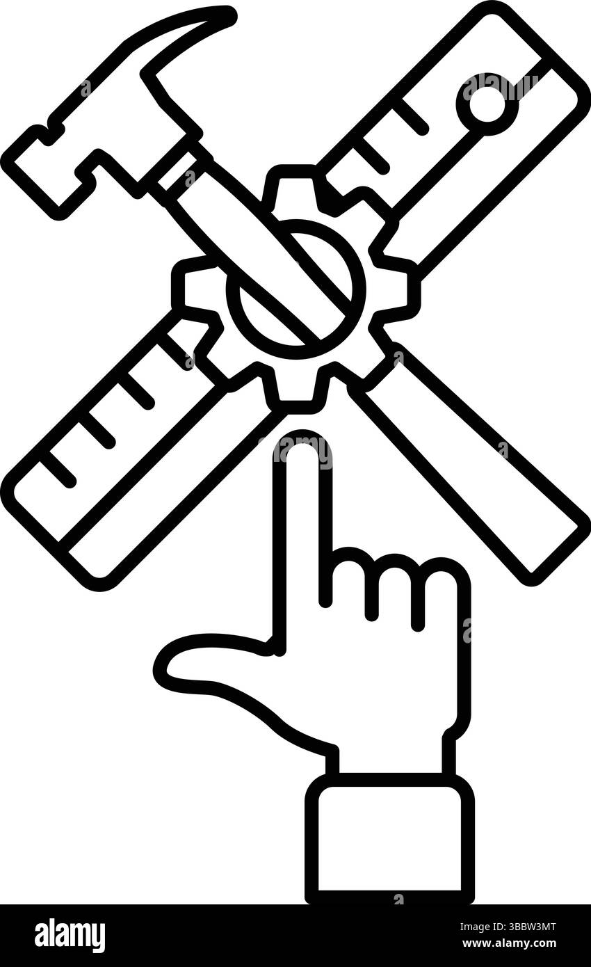 Using tools to build Stock Vector Images - Alamy