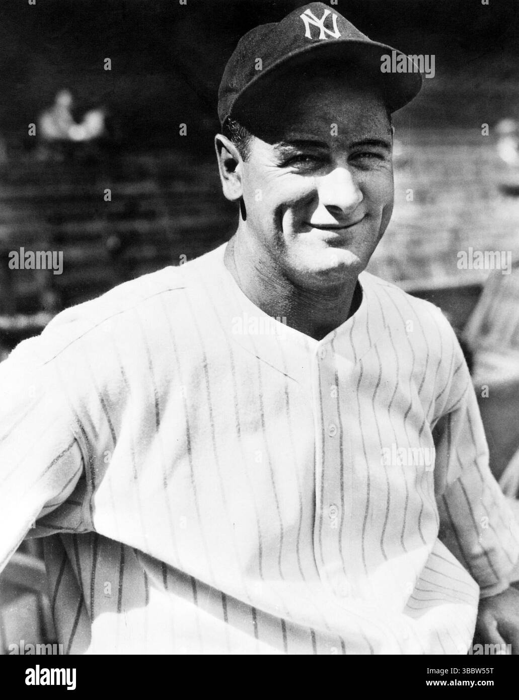 A smiling Lou Gehrig - New York Yankees' baseball legend - 1930s Stock ...