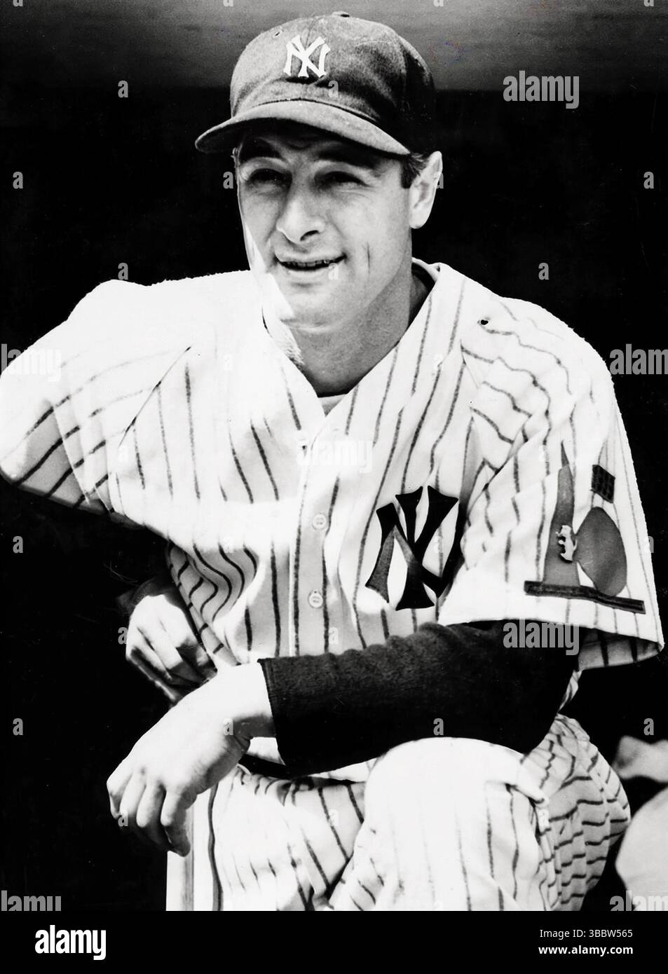 Baseball legend and New York Yankee Lou Gehrig in 1938 Stock Photo - Alamy