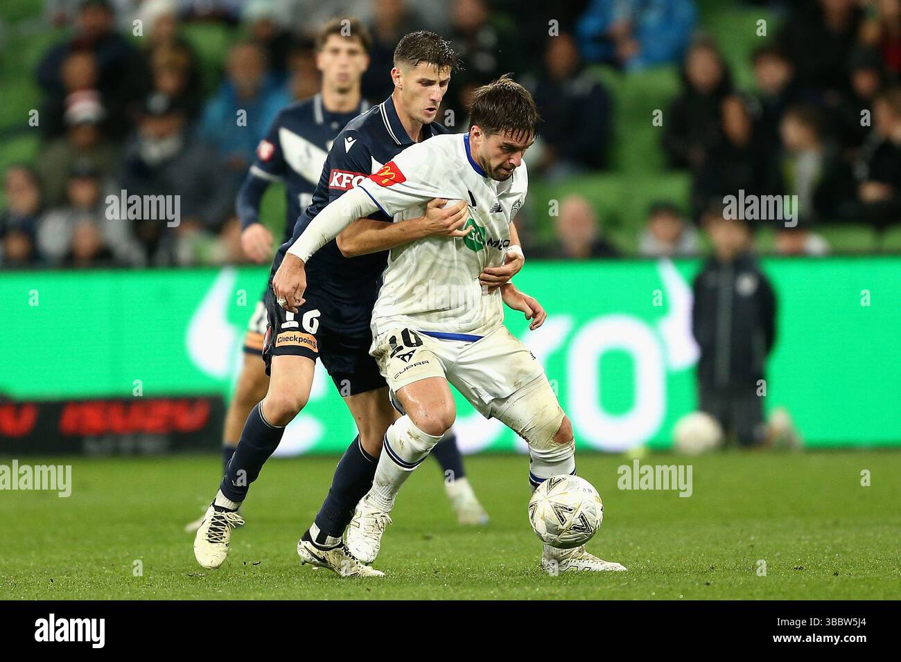 Melbourne, Australia. 17th May, 2025. Guillermo May of Auckland FC ...