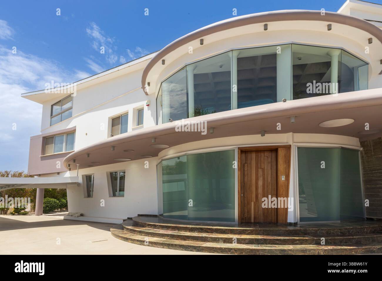 Larnaca, Cyprus, 2 May 2025, Modern Architectural Design of a House ...