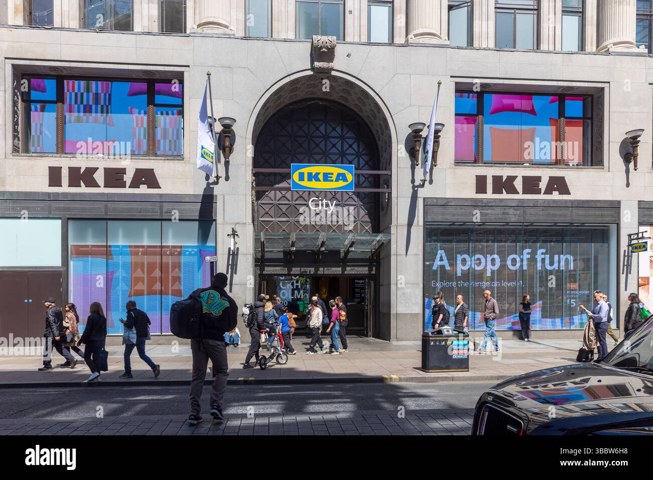 London, UK, 10 May 2025, IKEA City Store on Oxford Street Stock Photo ...