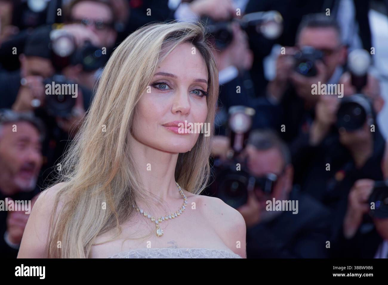 Cannes, France. 16th May, 2025. Angelina Jolie attends the red carpet ...
