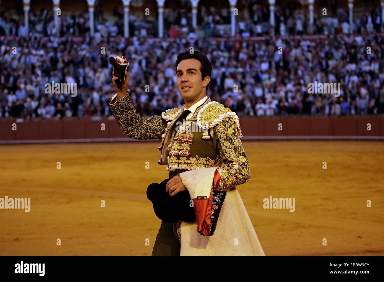 Seville, May 9, 2025. Bullfight held at La Maestranza for bullfighters ...