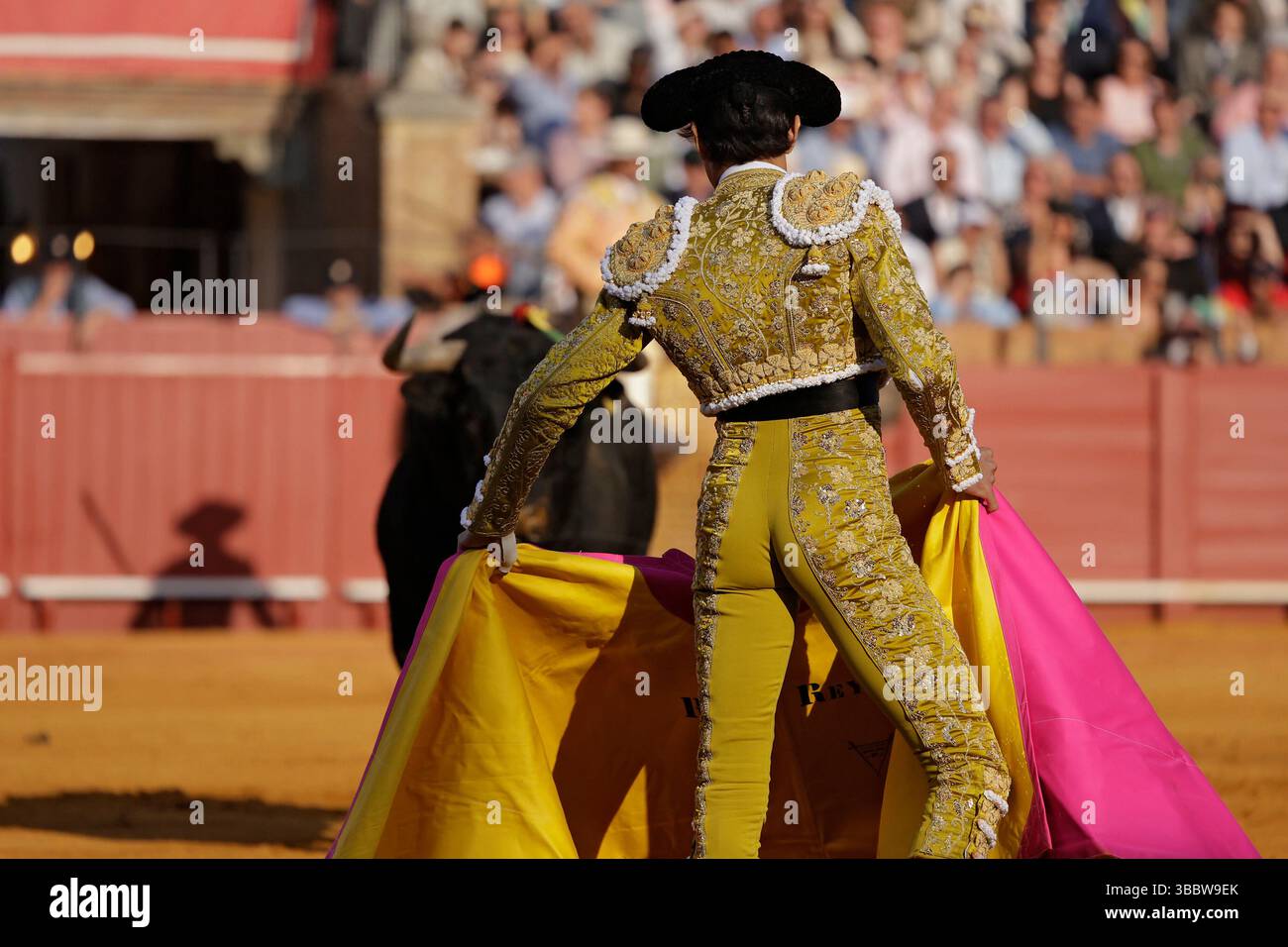 Seville, May 10, 2025. Bullfight held at La Maestranza for bullfighters ...