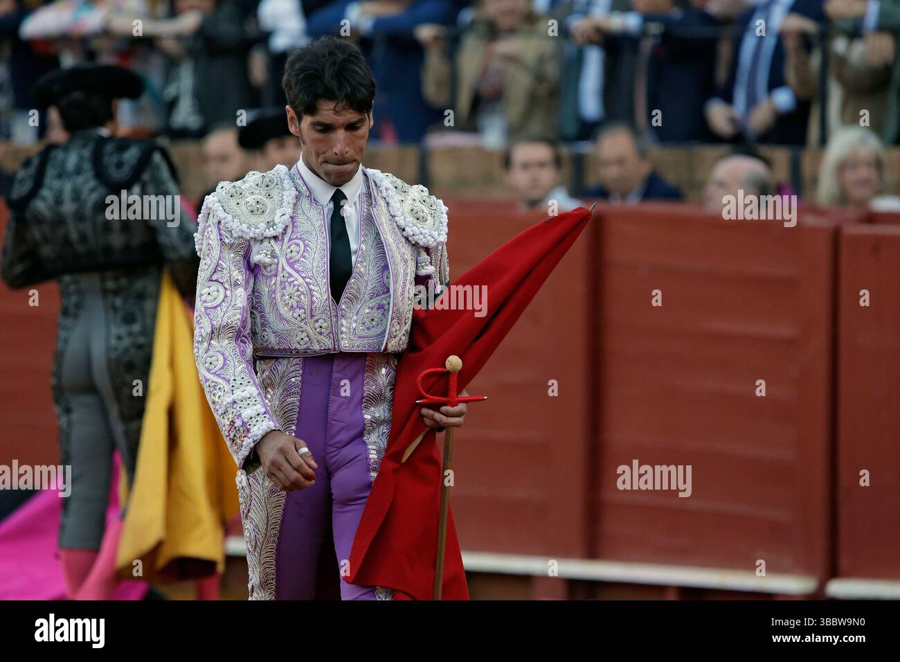 Seville, May 10, 2025. Bullfight held at La Maestranza for bullfighters ...