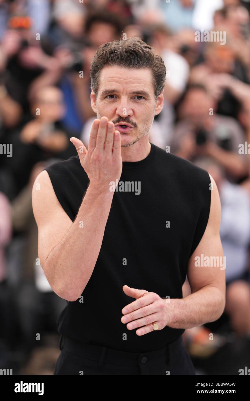 Pedro Pascal poses for photographers at the photo call for the film ...