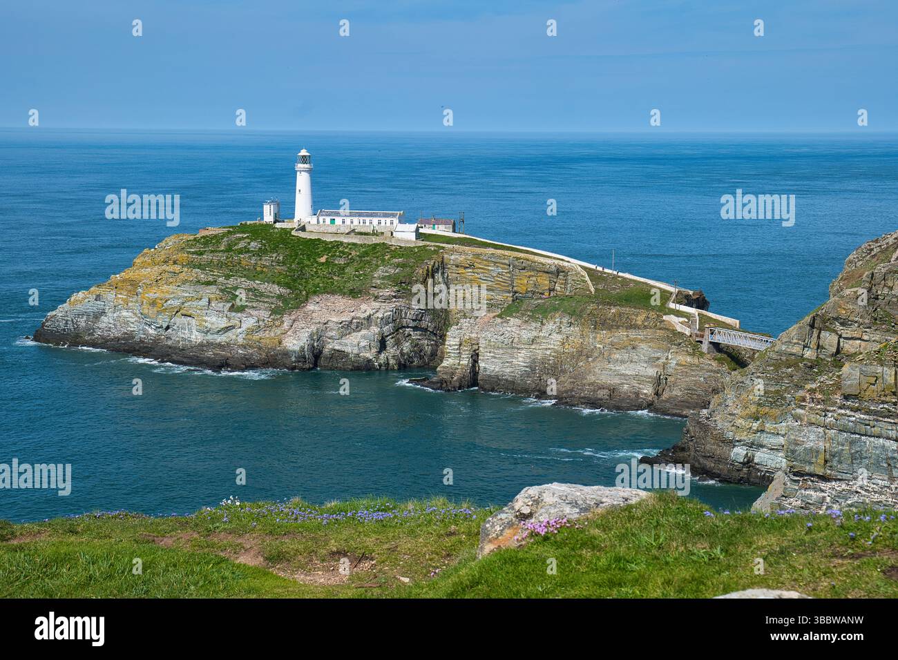 South Stack Lighthouse Stock Photo - Alamy