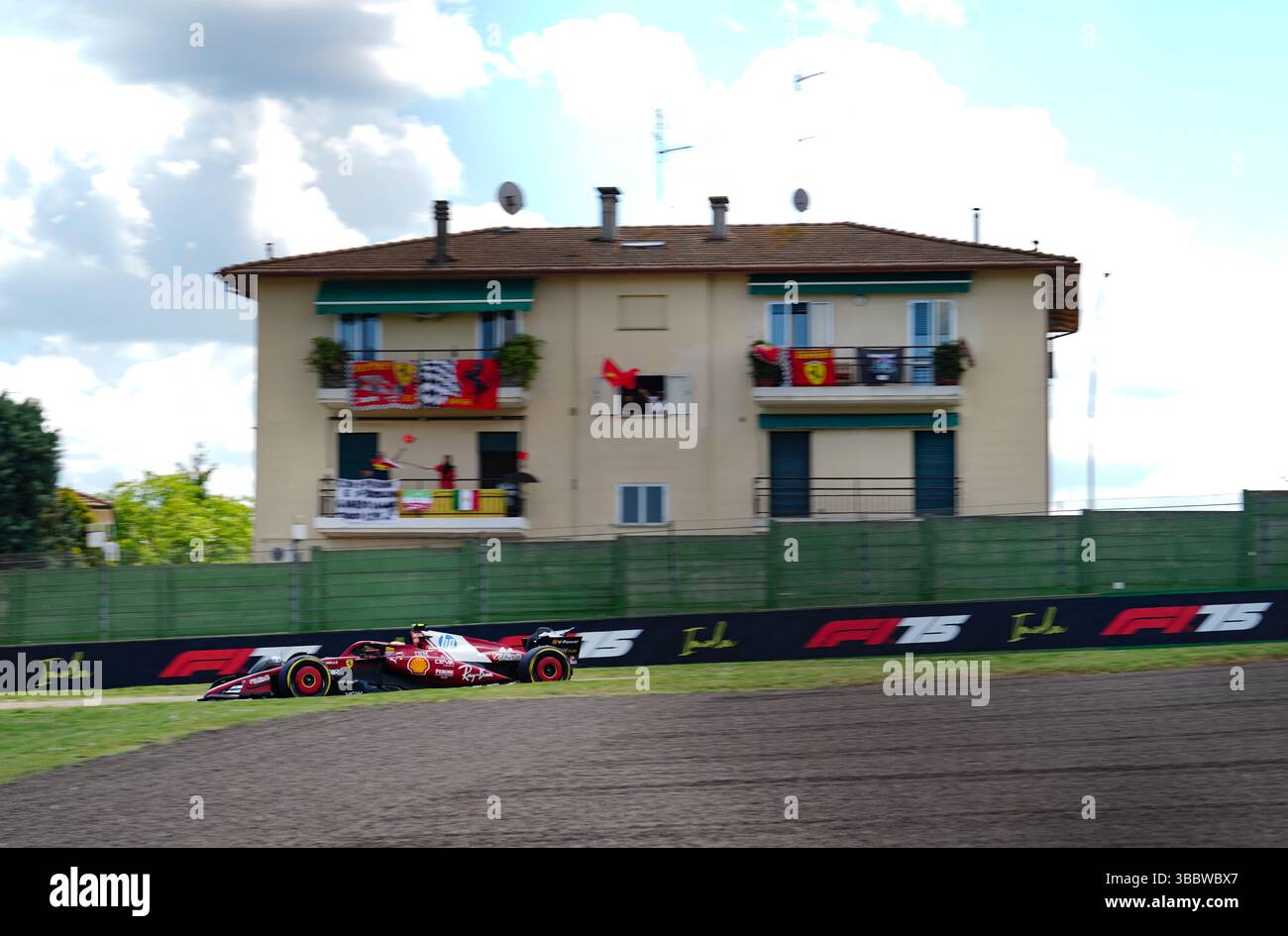 Ferrari's Lewis Hamilton during free practice at the Autodromo ...