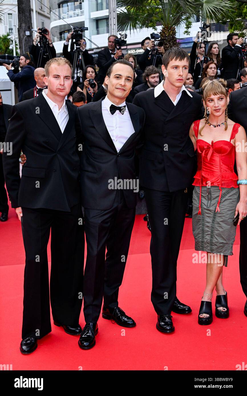 Italy. 16th May, 2025. Archie Pearch, Frank Dillane, Harris Dickinson ...