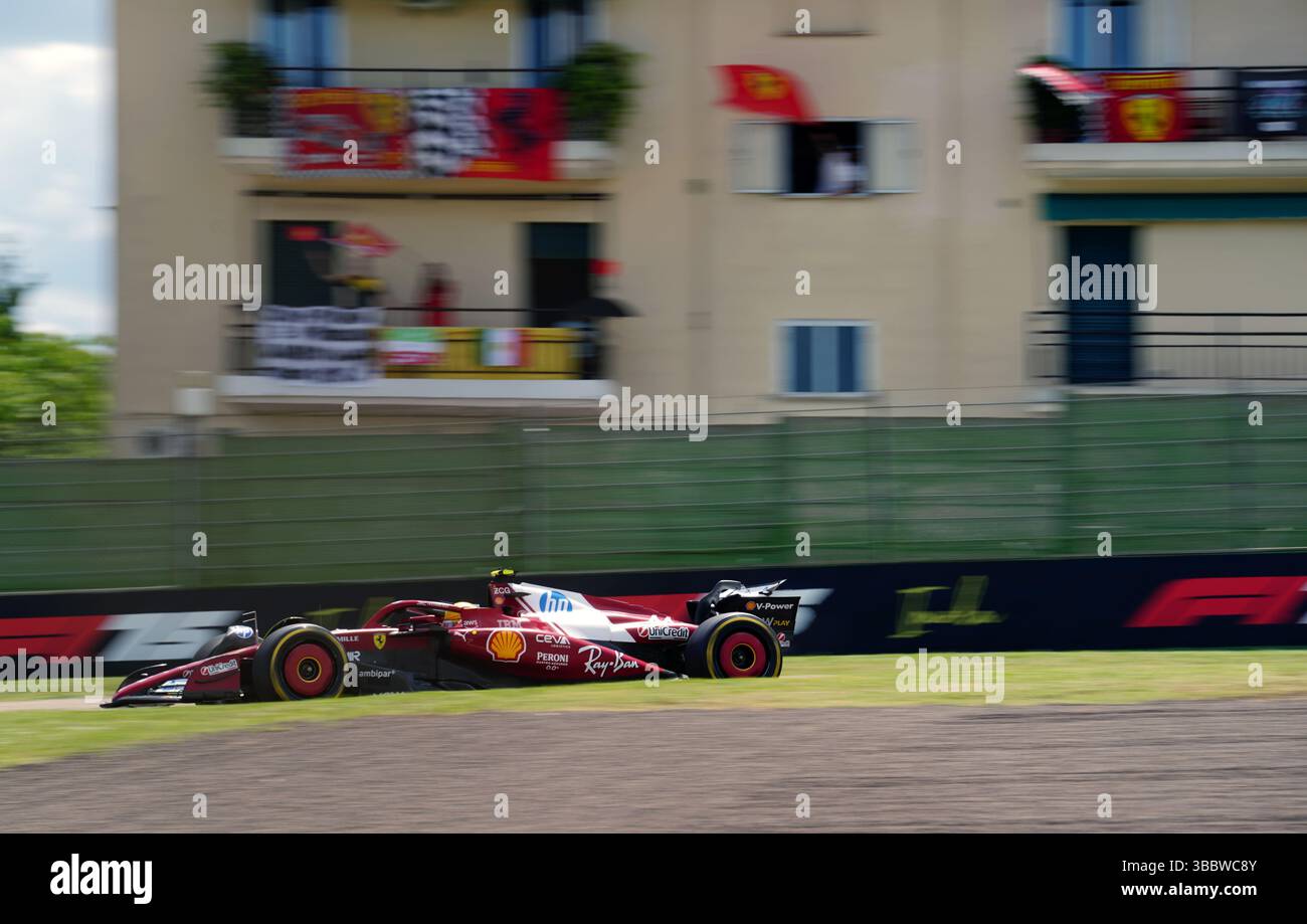 Ferrari's Lewis Hamilton during free practice at the Autodromo ...