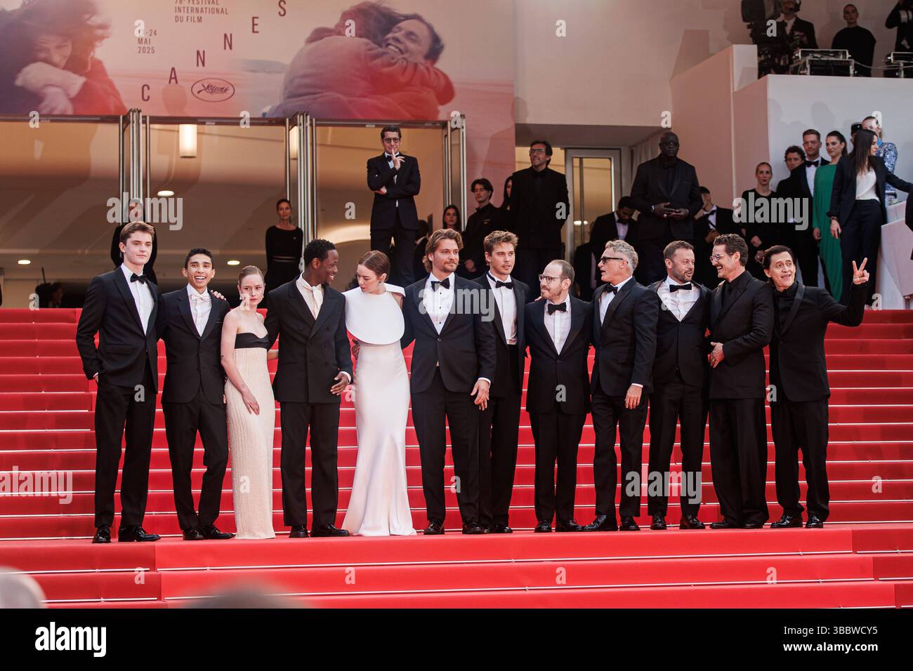 Festival de Cannes - Eddington Premiere Micheal Ward, Emma Stone, Luke ...