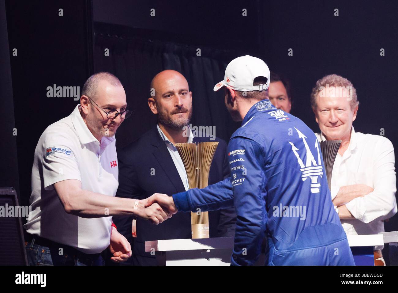 ABB, podium, portrait, during the Tokyo ePrix, 8th and 9th round of the ...