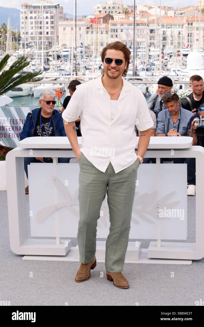 Luke Grimes poses for photographers at the photo call for the film ...