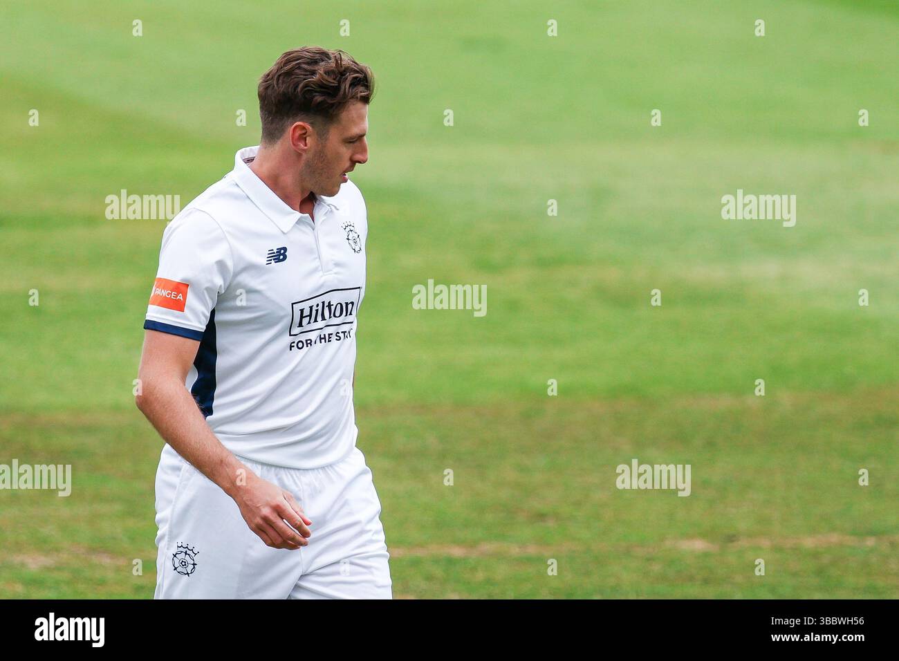 Birmingham, UK. 17th May, 2025. #58, Brad Wheal of Hampshire prepares ...