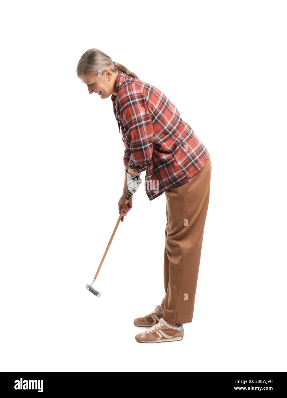 Senior caucasian female winner Cut Out Stock Images & Pictures - Alamy