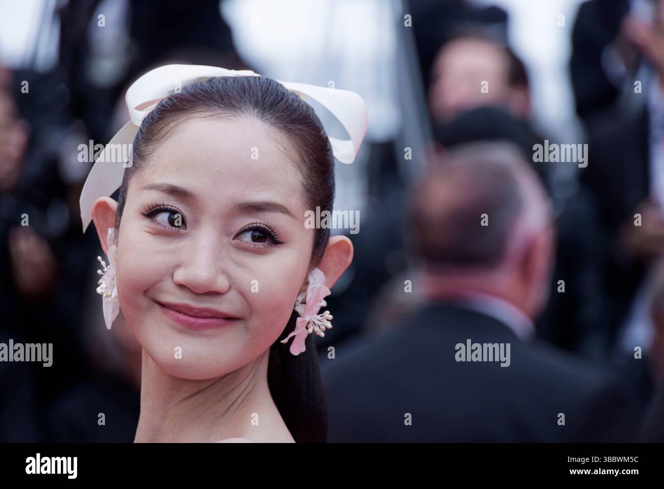 Cannes, France. 16th May, 2025. Wan QianHui attends the red carpet for ...