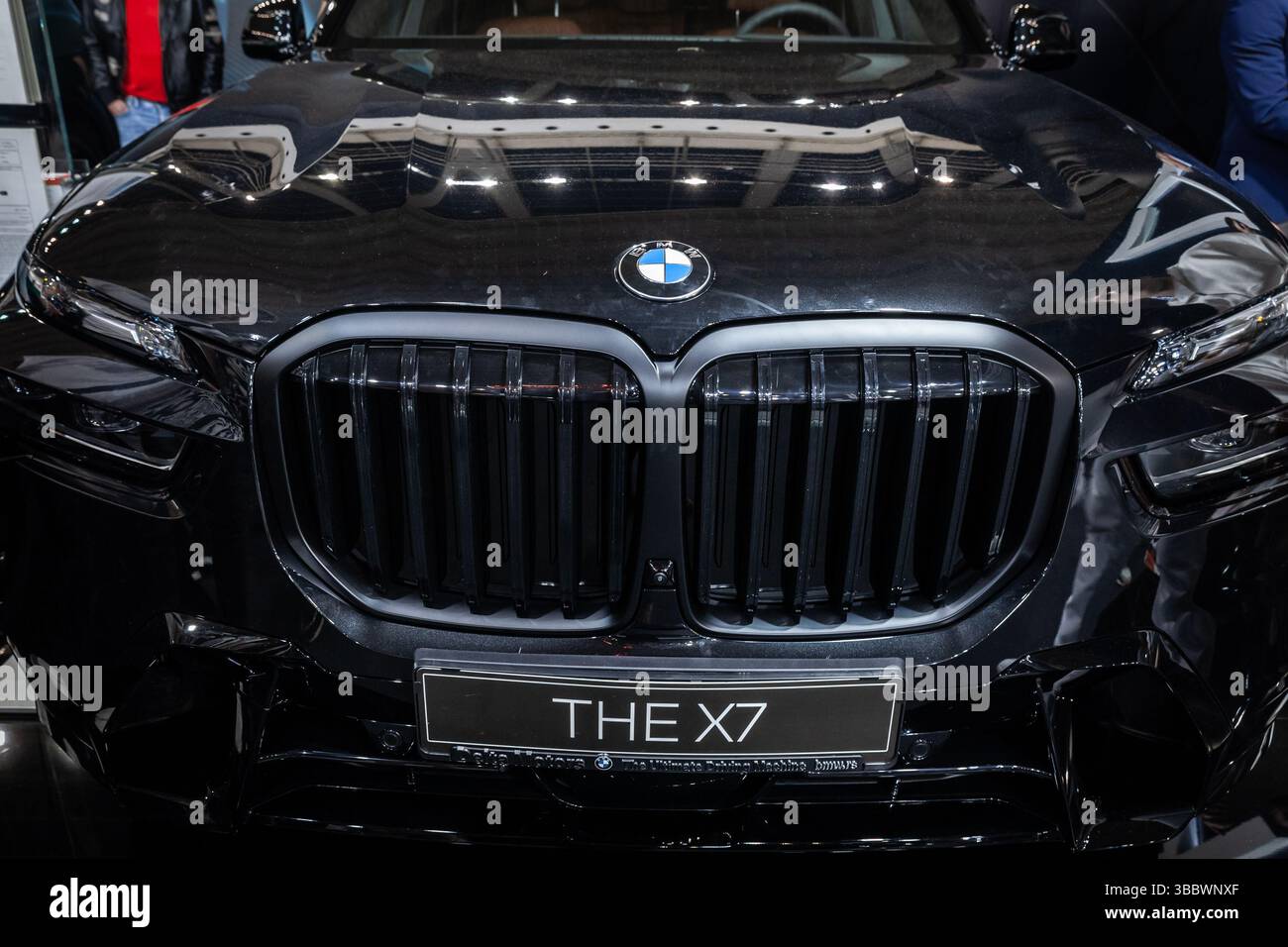 BELGRADE, SERBIA - MARCH 22, 2025: BMW X7 full-size SUV at a car ...
