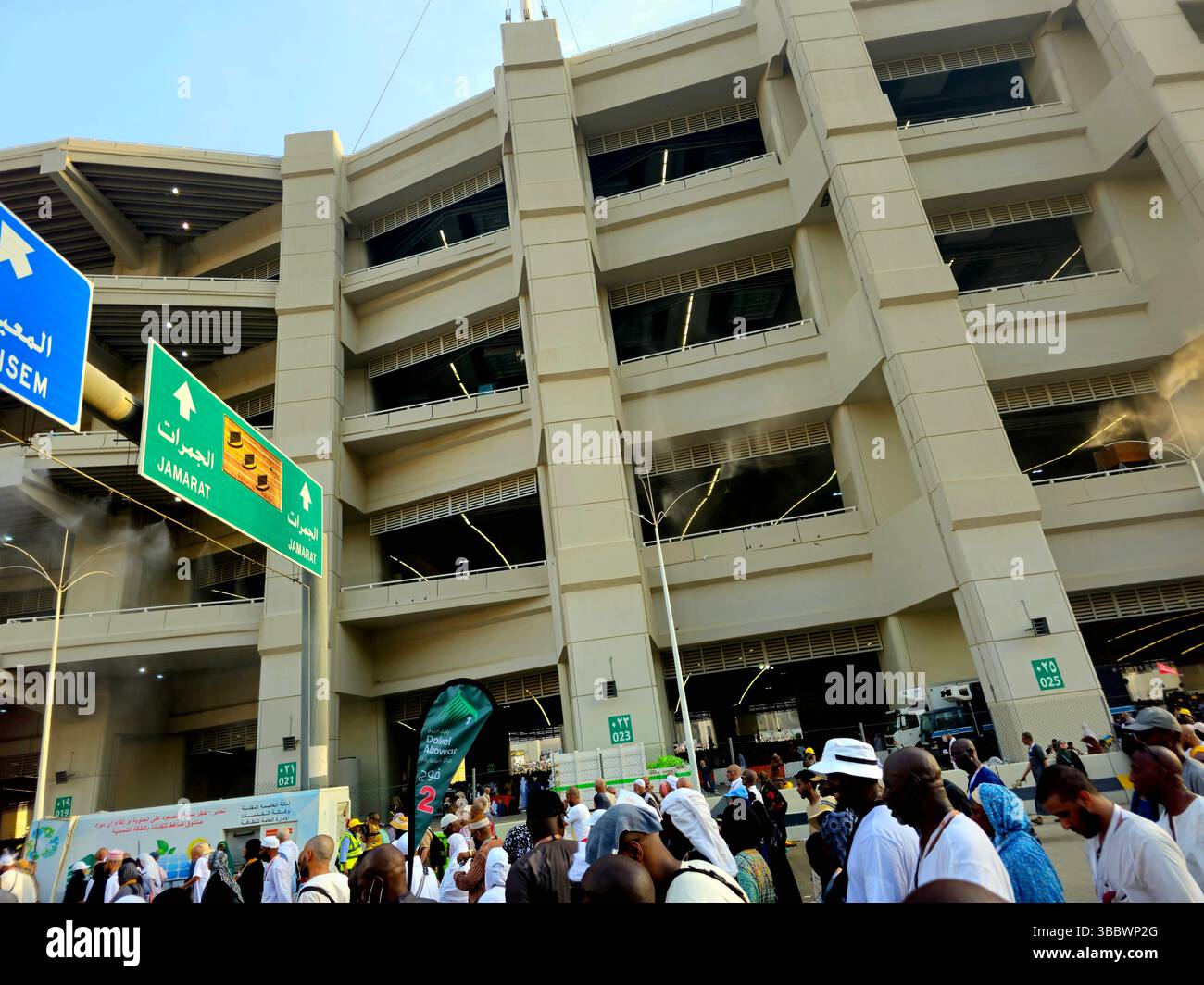 Mina, Saudi Arabia, June 17 2024: Mina, Muna, or the city of tents, the ...