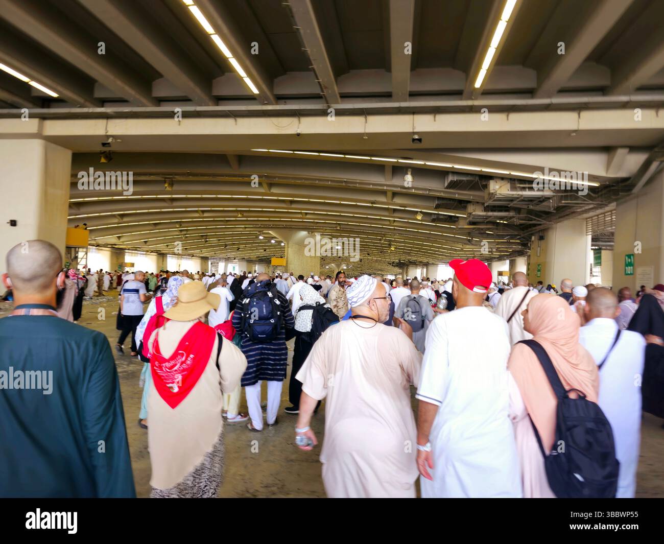 Mina, Saudi Arabia, June 18 2024: Mina, Muna, or the city of tents, the ...