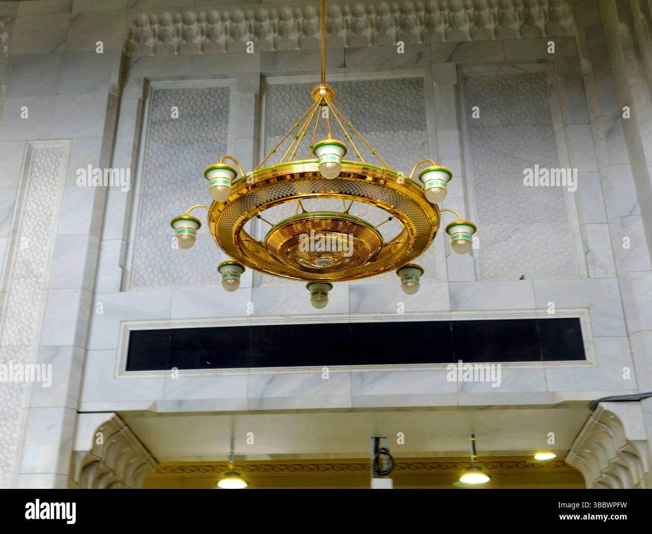Mecca, Saudi Arabia, June 20 2024: the light bulbs from the grand ...