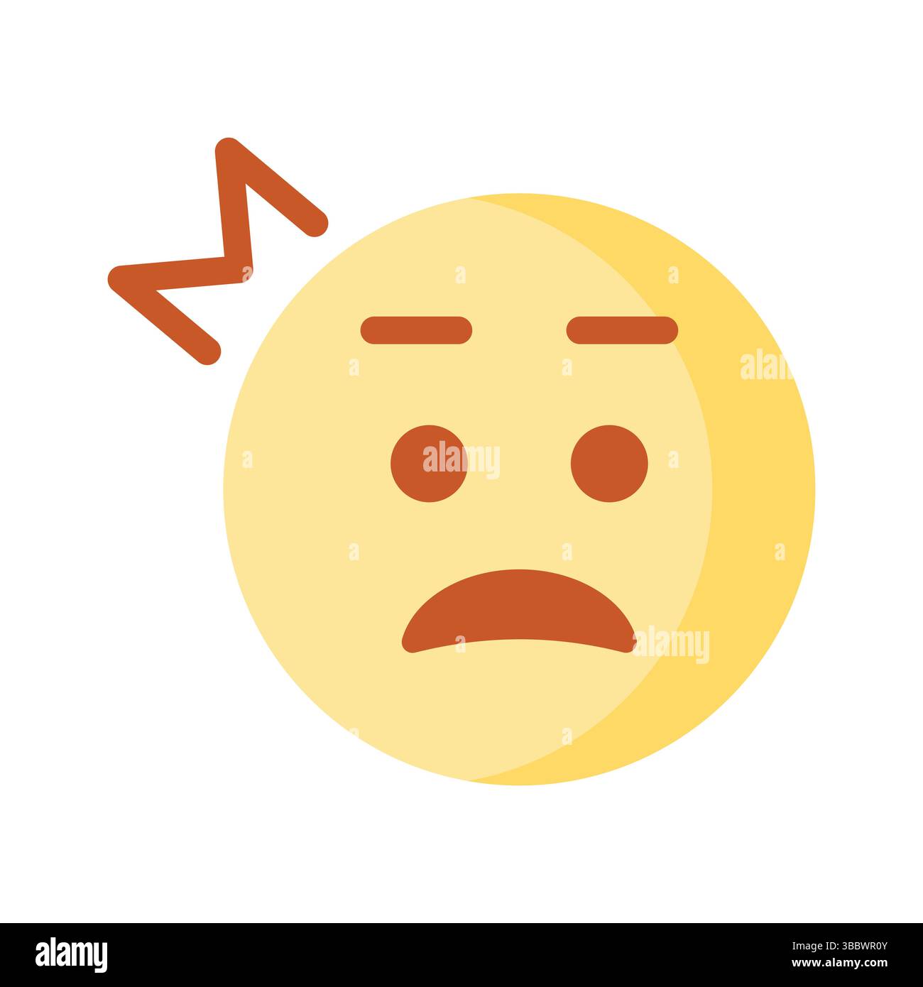 Blowing mind emoji Stock Vector Images - Alamy