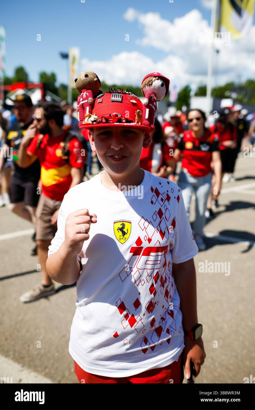Scuderia Ferrari, tifosi fans illustration during the Formula 1 AWS ...
