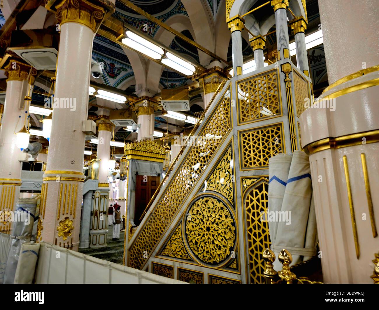 Medina, Saudi Arabia, June 26 2024: Al Rawdah place and The sacred ...