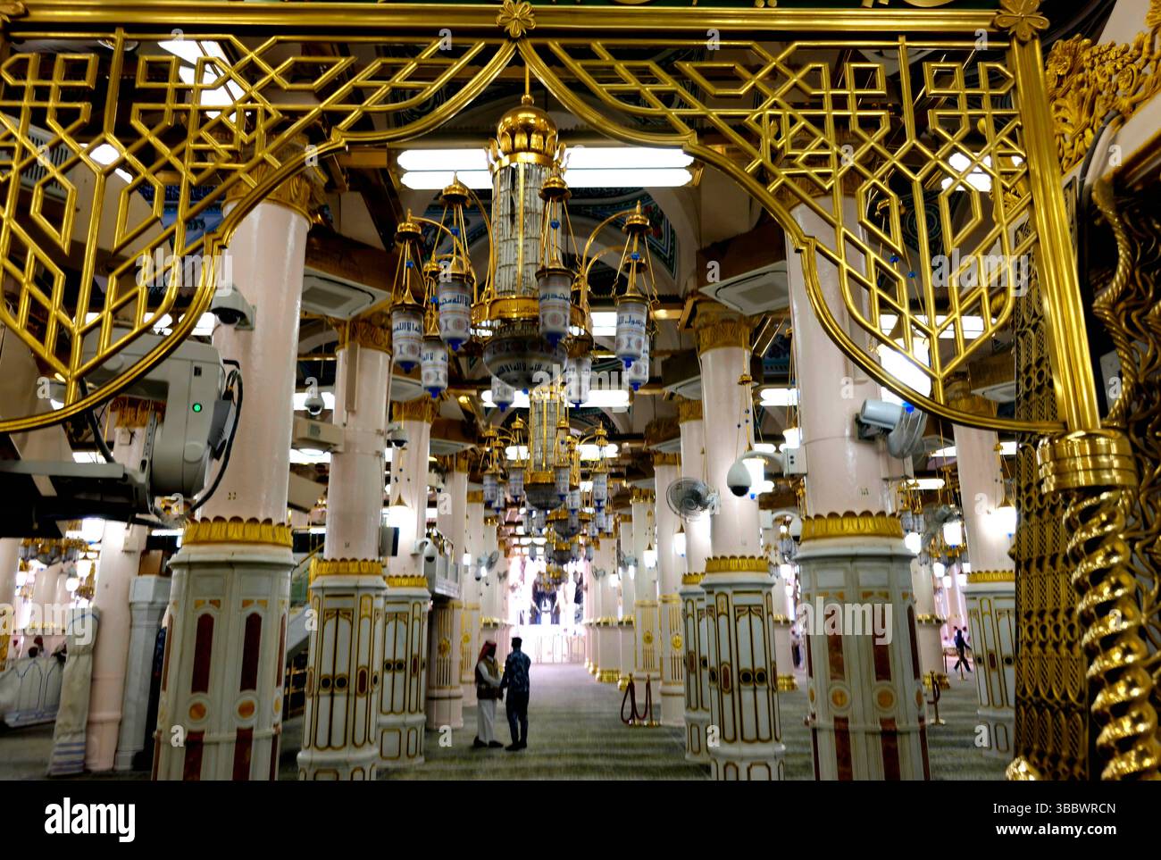 Medina, Saudi Arabia, June 26 2024: Al Rawdah place and The sacred ...