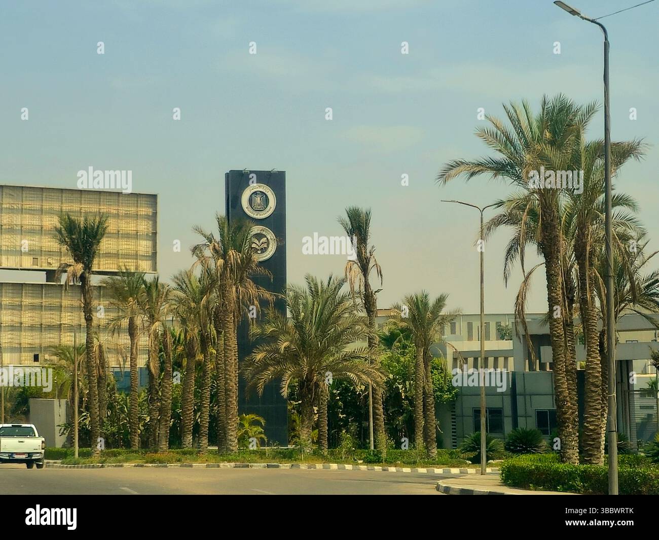 Cairo, Egypt, May 6 2025: Nasr City Free zone of ministry of investment ...