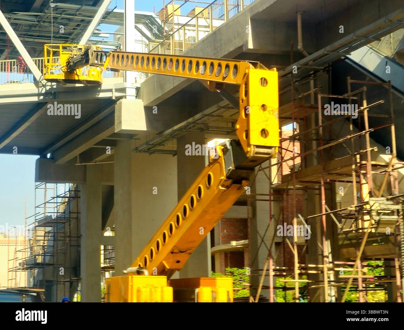 Cairo, Egypt, May 10 2025: Egyptian Cairo monorail station site, Cairo ...