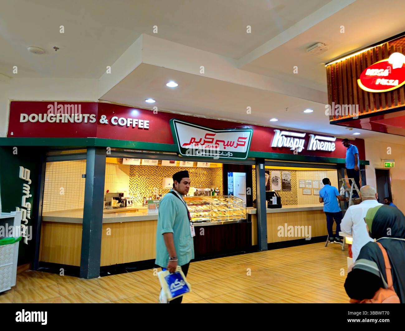 Mecca, Saudi Arabia, June 9 2024: Krispy Kreme, an American ...
