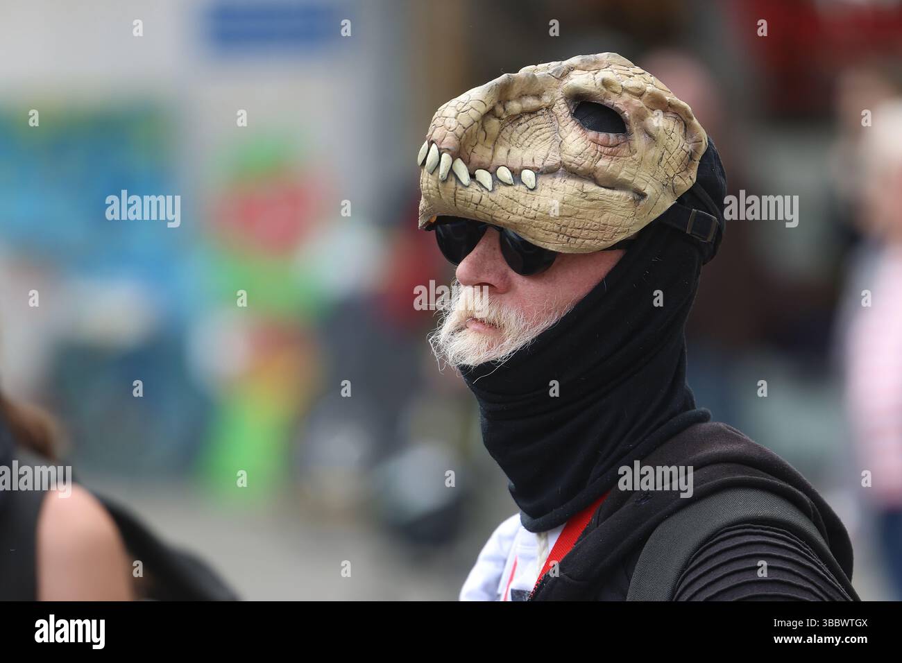 Herford, Germany. 17th May, 2025. A participant in a counter ...
