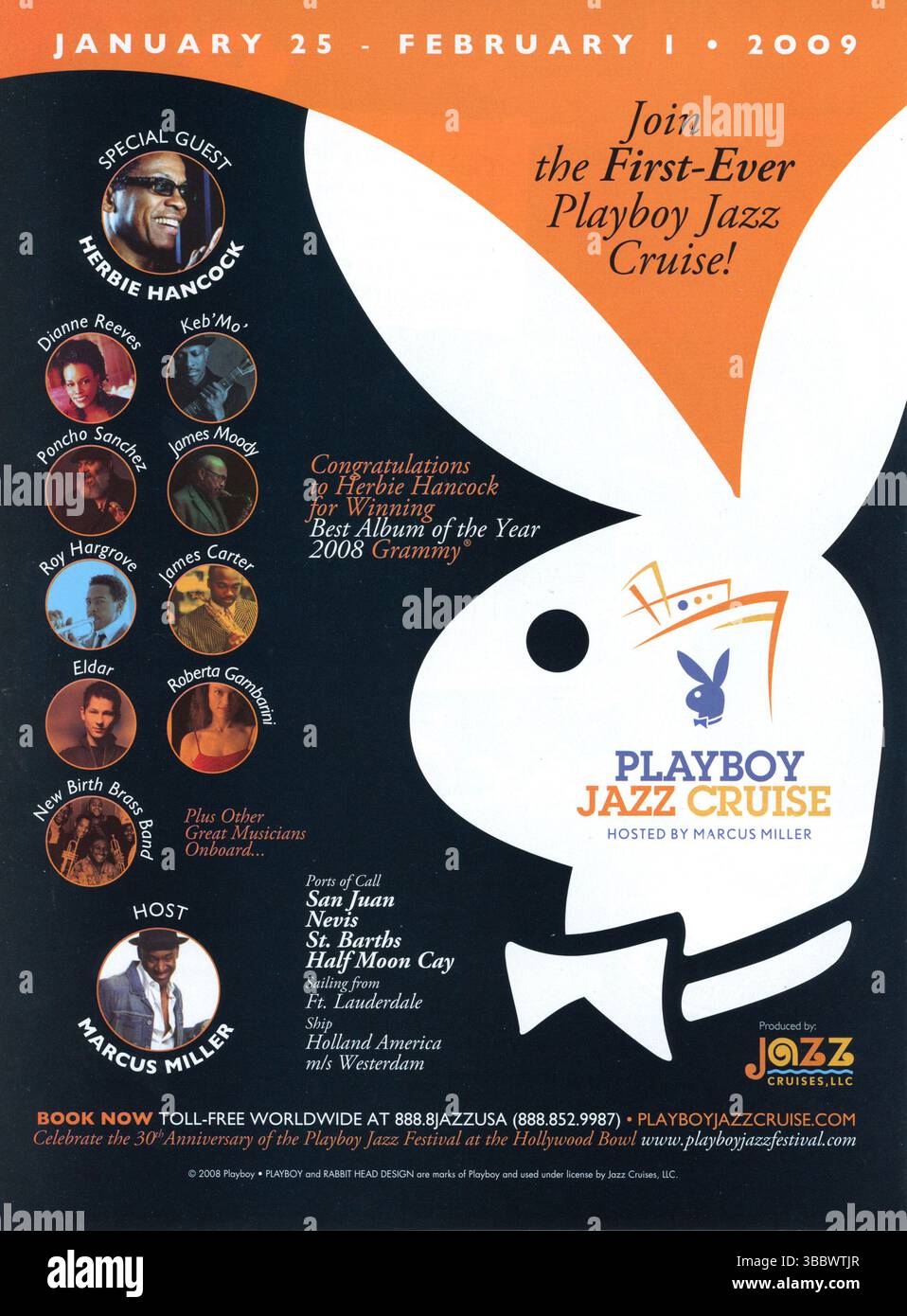 Vintage "Playboy" magazine August 2008 issue advert, USA Stock Photo ...