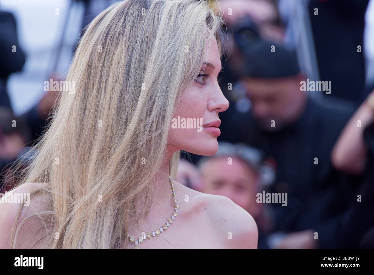 Cannes, France. 16th May, 2025. Angelina Jolie attends the red carpet ...